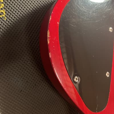 left hand Agile Valkyrie 2004 - Cherry red mahogany body and | Reverb