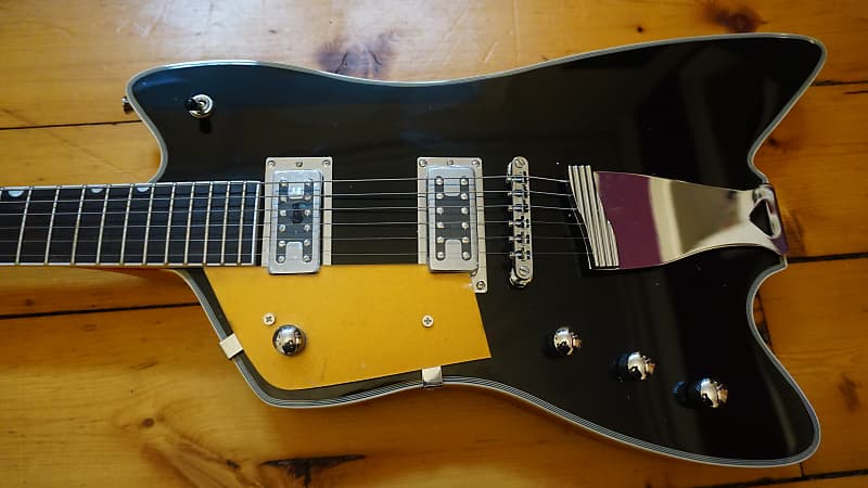 Custom BILLY-BO THUNDERBIRD Left Handed Black Electric Guitar | Reverb