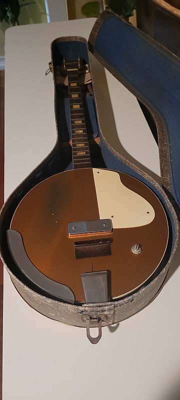 Harmony Electro 50's model electric tenor 4 string banjo | Reverb