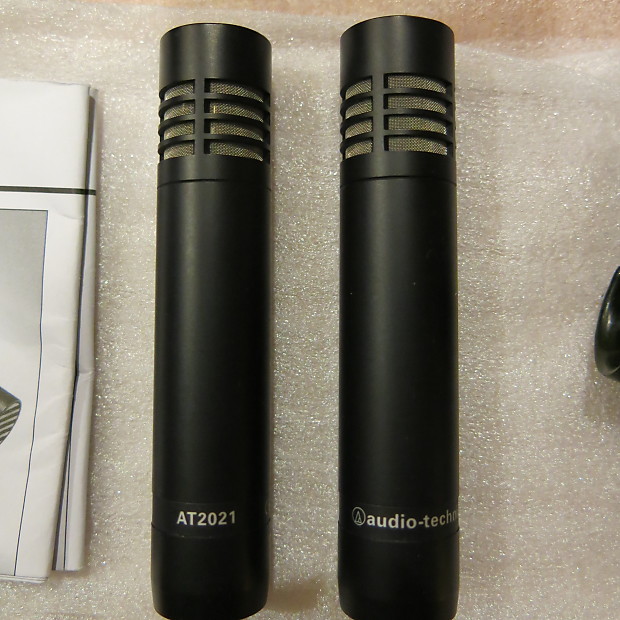 Audio-Technica AT-2021 Condenser Microphone Stereo Pair 2010s | Reverb
