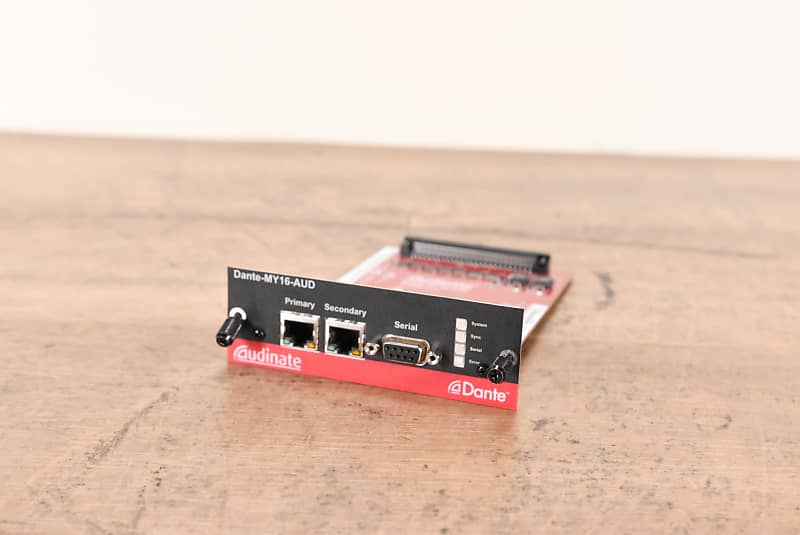 Audinate Dante-MY16-AUD Dante Network Card CG00W4Z | Reverb
