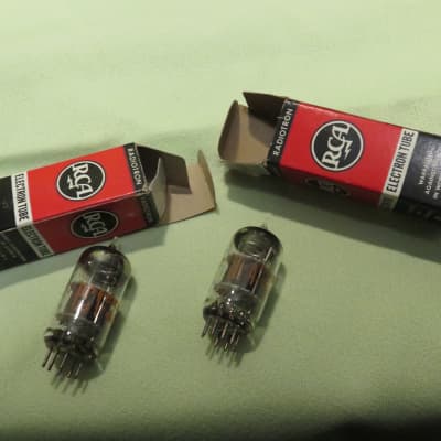vintage NOS matched pair 1960's RCA tubes 12AY7 | Reverb Deutschland