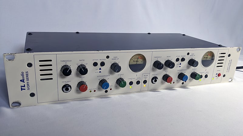 TL Audio C-5021 Dual Valve Compressor 1998 Ivory | Reverb