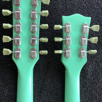 Cozart Double Neck 6/12 Left Handed Lefty Guitar w/HSC | Reverb