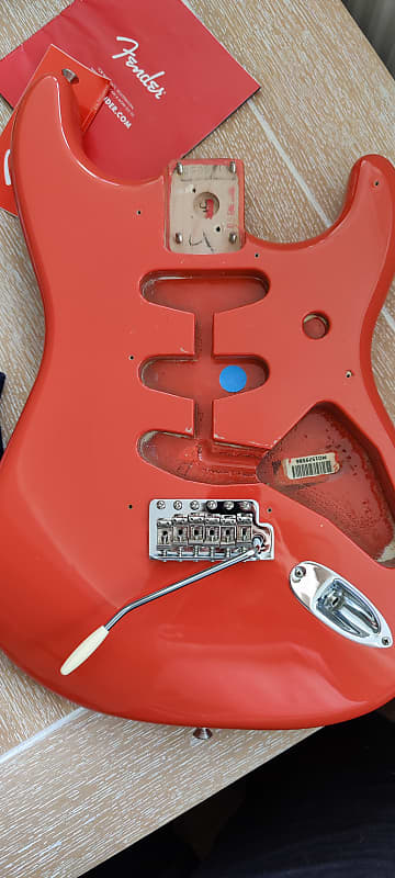 Fender Stratocaster Body 2007 Fiesta Red | Reverb Australia