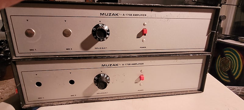 Muzak A-175B Mono Block 75 Watt professional Power Amplifiers | Reverb