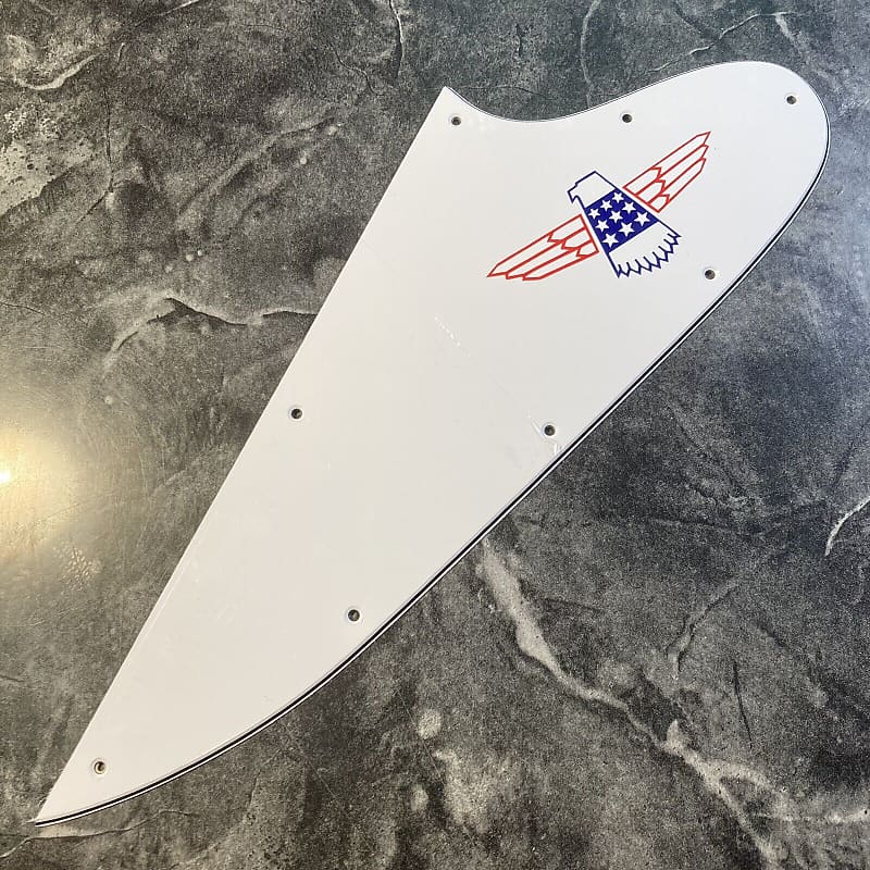 3 Ply White Pickguard for Gibson Bicentennial Thunderbird | Reverb