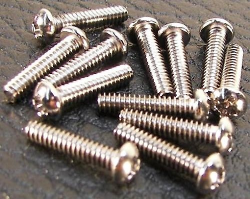 NEW Genuine Fender CHROME Pickup / Switch SCREWS 0994925000 | Reverb