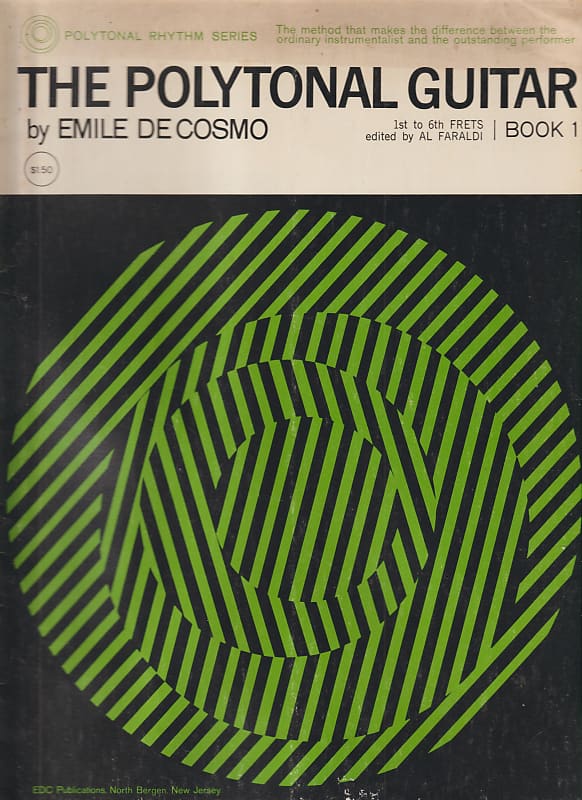 The Polytonal Guitar by Emile De Cosmo Book 1 ...first 6 | Reverb