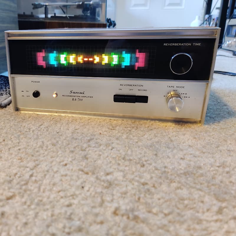 Vintage SANSUI RA-700 Stereo Reverb Reverberation Amplifier | Reverb