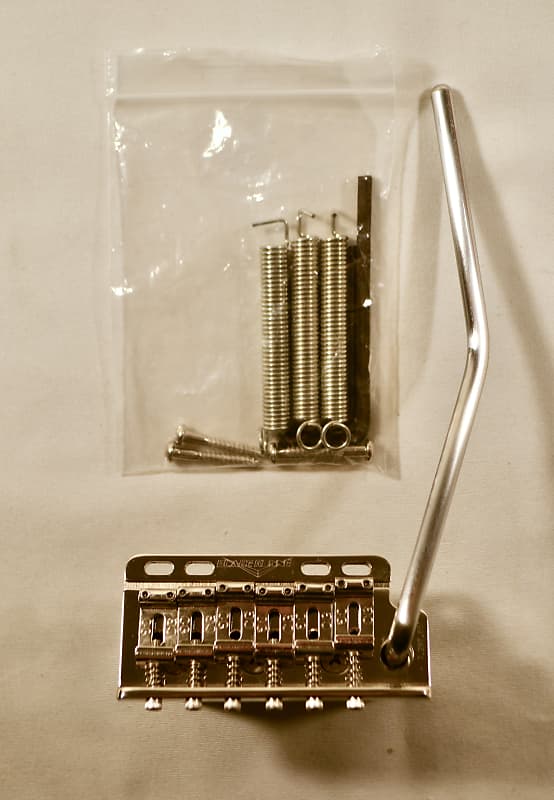 Super-Vee BladeRunner Tremolo Bridge Nickel w/ Callaham | Reverb