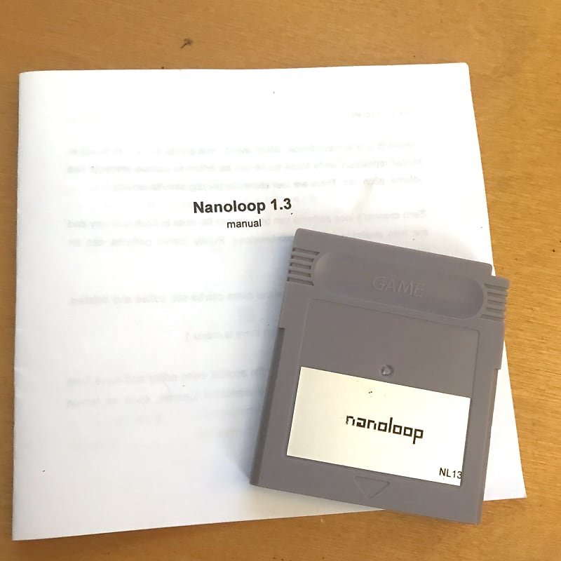 Nanoloop 1.3 cartridge and manual - Not Working | Reverb