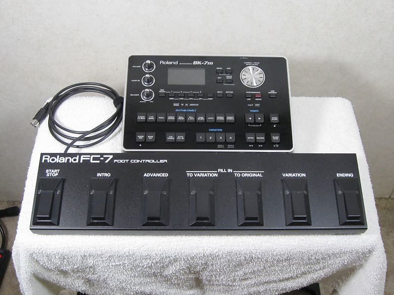 Roland BK-7m Backing Module with FC-7 Foot Control Pedal | Reverb
