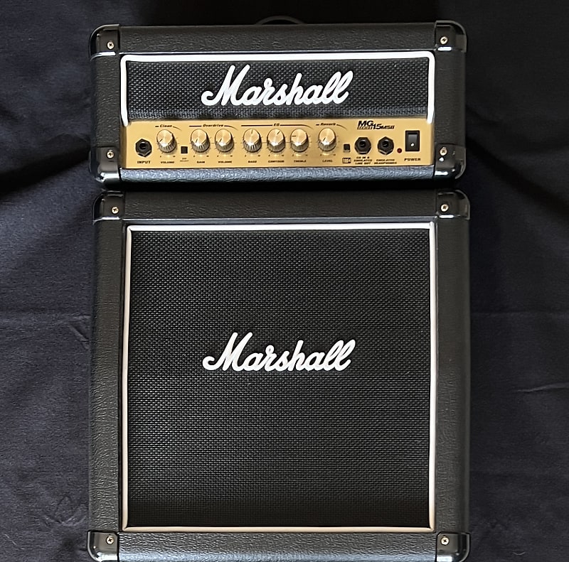 Marshall Mini Stack MG15MSII - Amp Head and (x2) Cabinets | Reverb