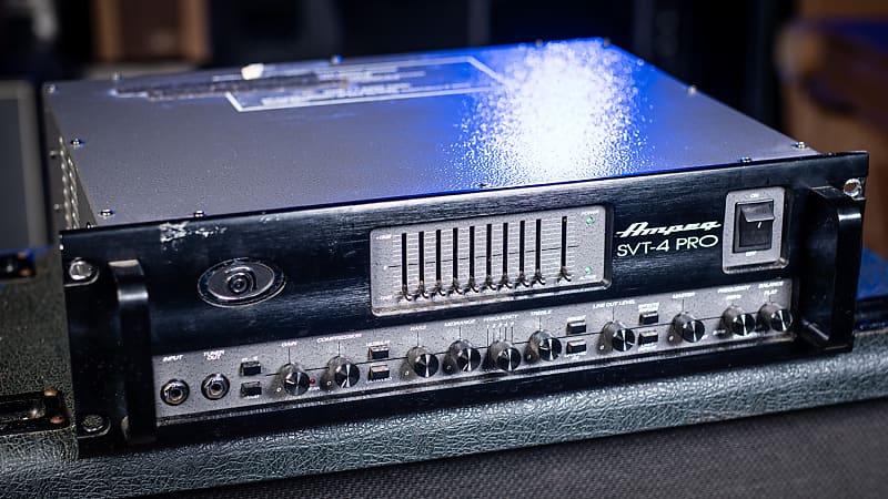 Ampeg SVT-4 Pro Rack mount Bass head 2000s - Black | Reverb UK