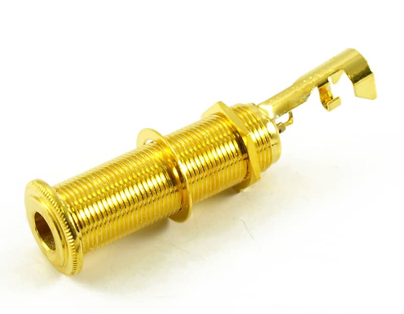 Genuine Switchcraft Panel Jack Stereo Gold Ibanez, Kiesel w | Reverb