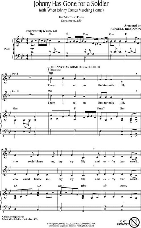 Johnny Has Gone for a Soldier - (with "When Johnny Comes | Reverb