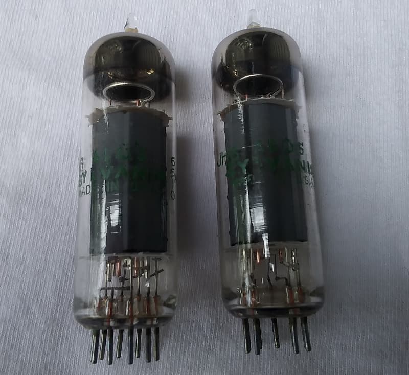 Sylvania EL84 6BQ5 Matched Pair - Military NOS 1965 | Reverb