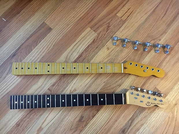 Warmoth Tele Neck — Maple Fretboard, fat vintage style! | Reverb