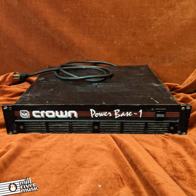 Crown Power Base 1 PB-1 2-Channel Power Amplifier Rackmount | Reverb