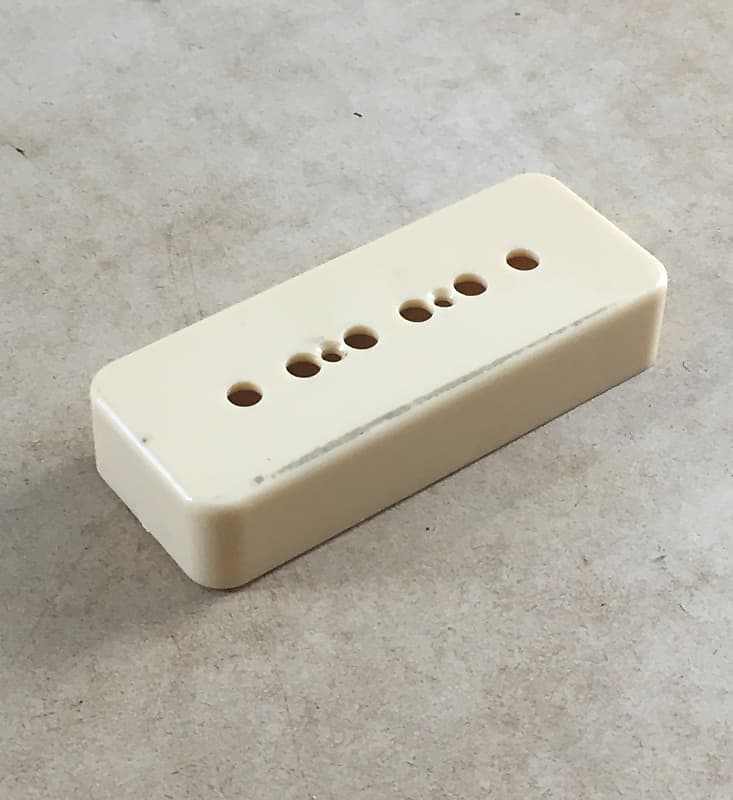 Vintage Natural Relic Mighty Mite P90 Cream Pickup Cover Aged | Reverb
