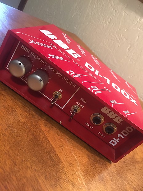 BBE DI-100X DI Box W/Sonic Maximizer Red | Reverb