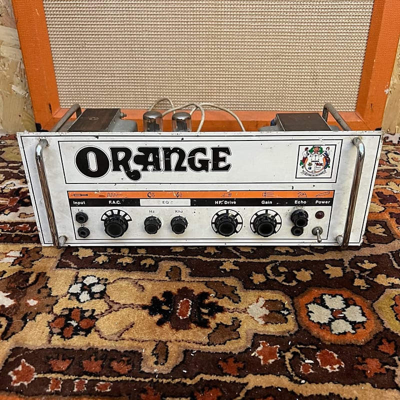 Vintage 1977 Orange OR80 Pics & Text EL34 Valve Amplifier | Reverb