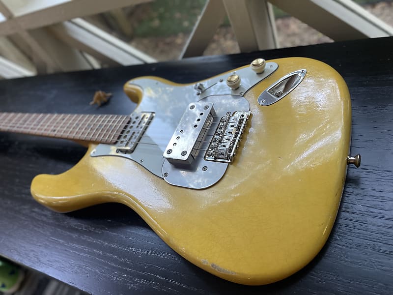 Waterslide Coodercaster Nicotine Yellow (offers ok!) | Reverb