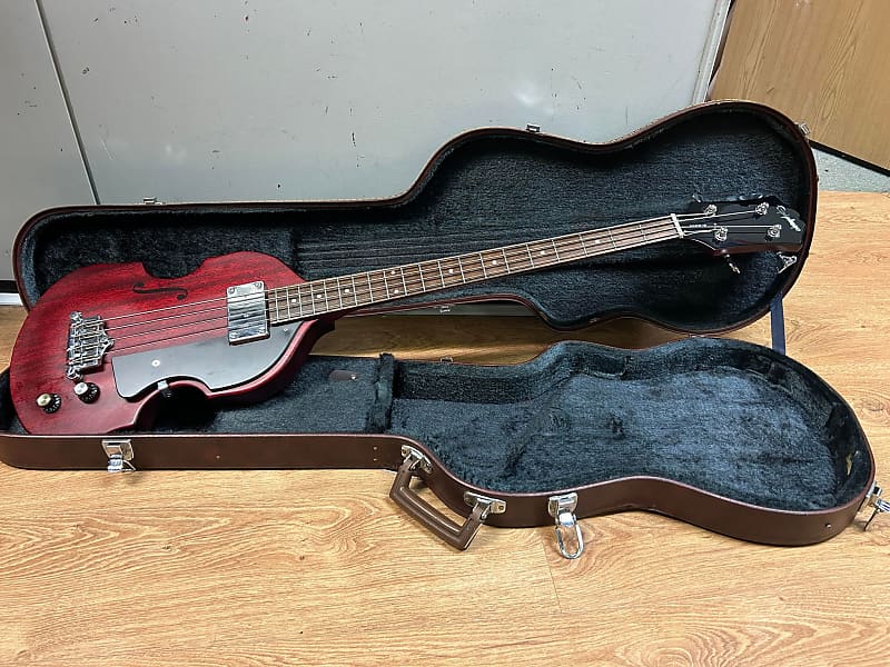 Epiphone EB-1 Satin Cherry 1999 Electric Bass | Reverb