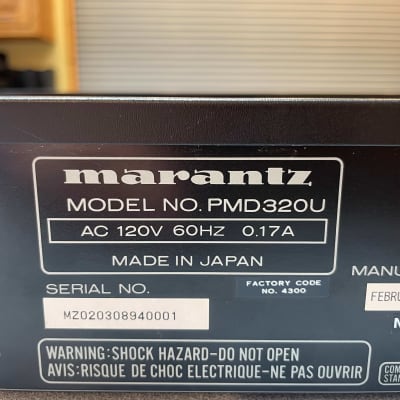 Marantz PMD320U Professional CD Player | Reverb