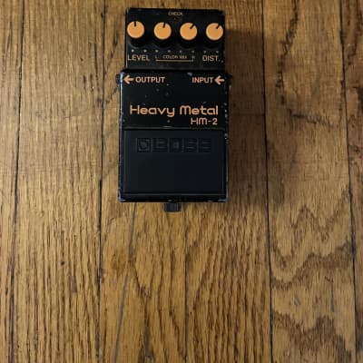 Boss HM-2 Heavy Metal (Black Label) 1988 - 1992 - Black | Reverb