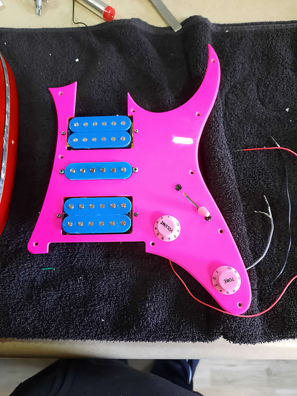 Ibanez RG/Jem Jr HSH loaded pickguard | Reverb