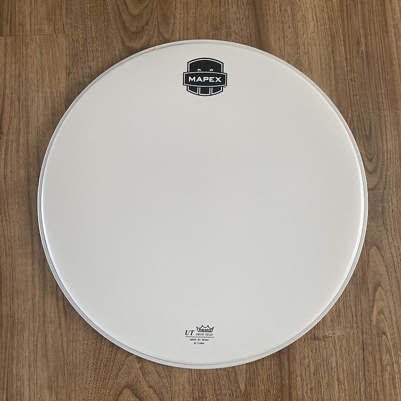Remo 16” Mapex logo UT coated drum head | Reverb