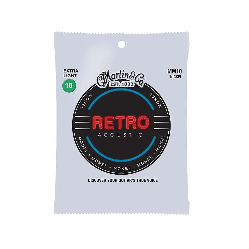 Martin Acoustic Retro MM10 guitar strings | Reverb