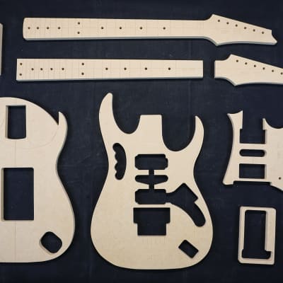 JEM 777 - Guitar Router Template Set - 1/2" MDF CNC - Luthier | Reverb