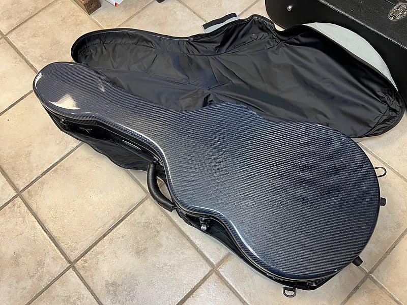 Hoffee Carbon Fiber Gibson Les Paul Road Case Red Lining | Reverb