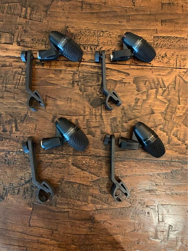 (4-piece) Shure PGA56 Cardiod Dynamic Drum Microphones with | Reverb