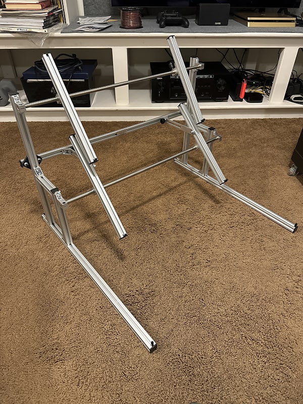 AMS Major XL+ 3 Tier Desktop Keyboard Stand - Silver | Reverb