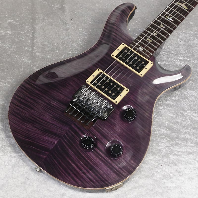 Paul Reed Smith (PRS) Custom 24 Floyd Rose Bird 10Top Purple | Reverb