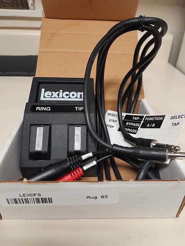 Lexicon RING/TIP 2-Button Footswitch Pedal LEX-DFS | Reverb