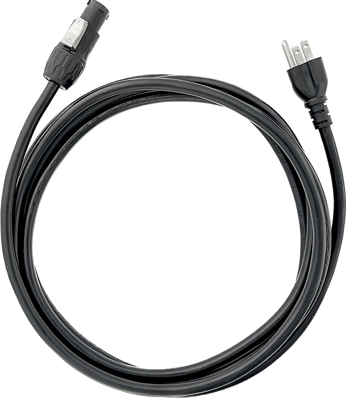 Edison NEMA 5-15P Male to True1 Female 10’ Locking Mains | Reverb