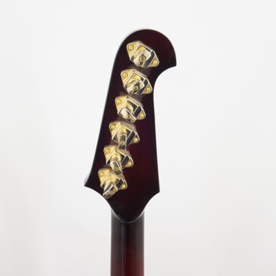 Manson 'F' Style Solid Arch Top Guitar (Crimson Burst) | Reverb