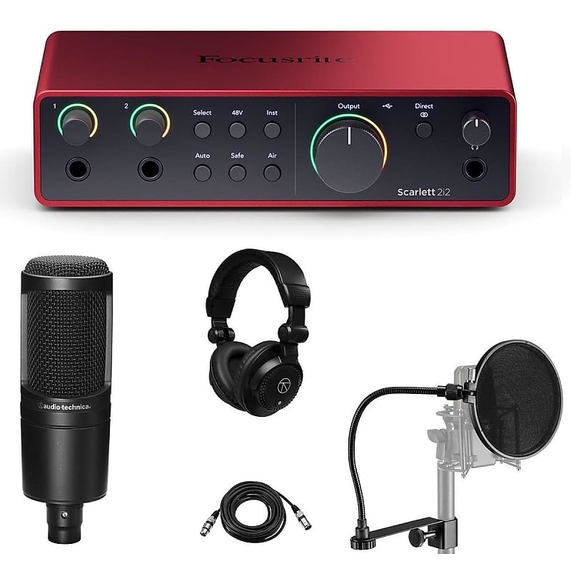 Focusrite Focusrite Scarlett 2i2 4th Gen 2x2 USB Audio | Reverb