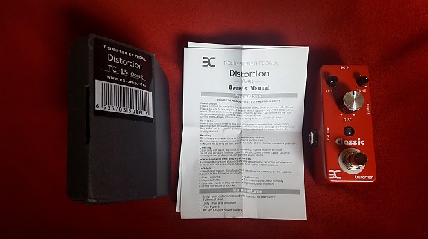 Eno T-Cube Series TC-15 Distortion (RED) w/ true Bypass FREE | Reverb