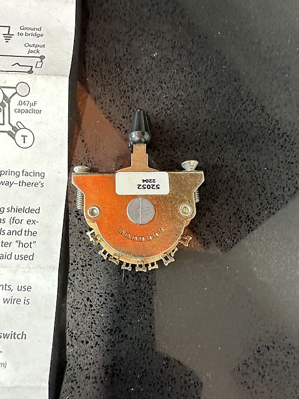 StewMac 6 position pickup switch / lever Six position pickup | Reverb