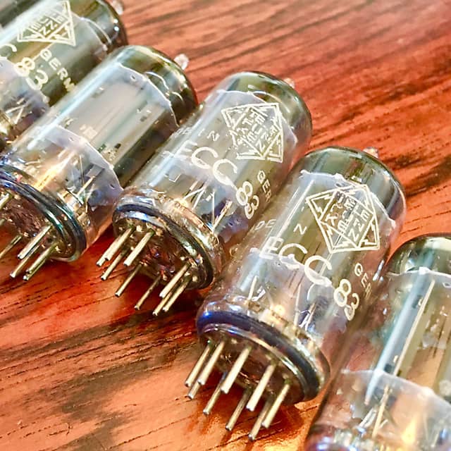 Telefunken 12ax7 ecc83 tubes c 1960 original vintage 7025 | Reverb UK