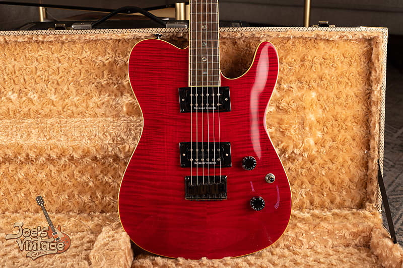 Fender Showmaster Telecaster 2010s - Trans Red Flame | Reverb