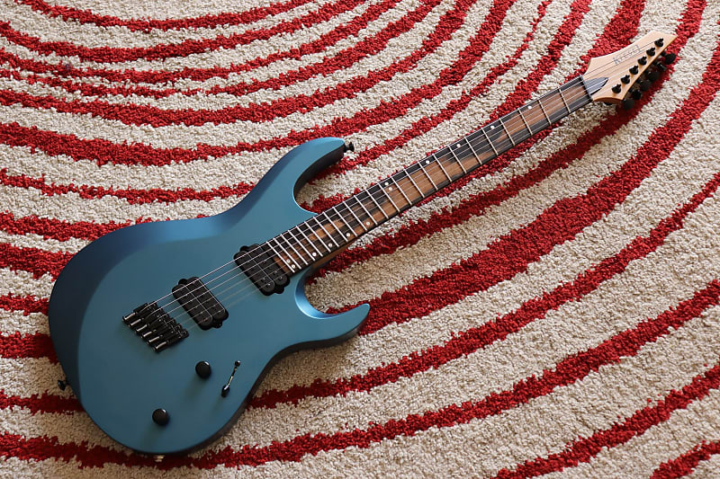 Kiesel 2020 Custom Aries Pearl Blue MULTI-SCALE/Fanned Frets | Reverb