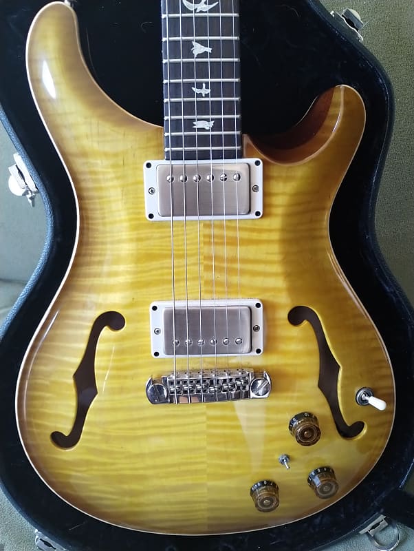 PRS hollowbody 2 piezo 2021 - Livingston Lemon Drop | Reverb