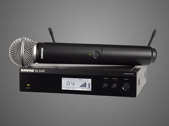 Shure BLX24R/SM58-J11 Wireless Rack-Mount Vocal System with | Reverb